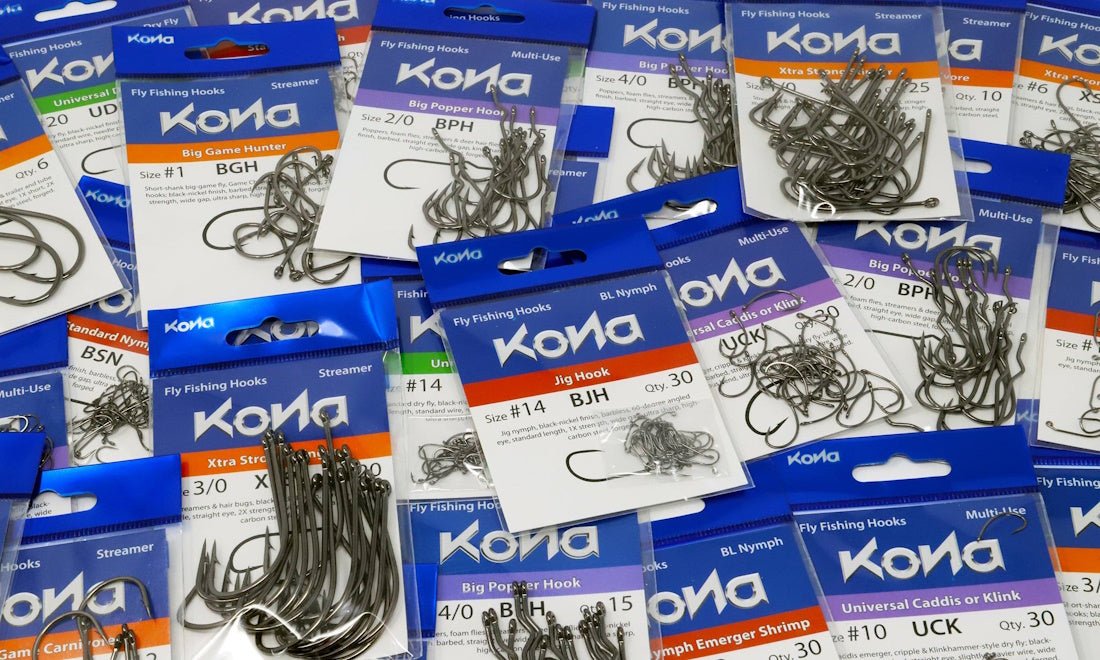 New Kona Fly Hooks at J. Stockard Fly Fishing