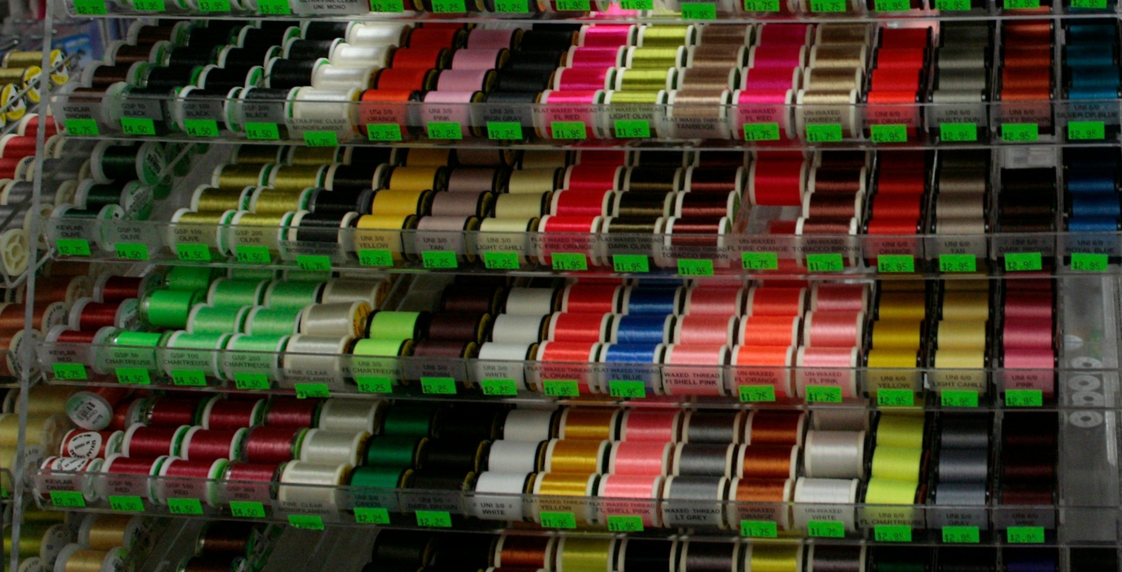 Fly Tying Thread Sizes | J Stockard Fly Fishing