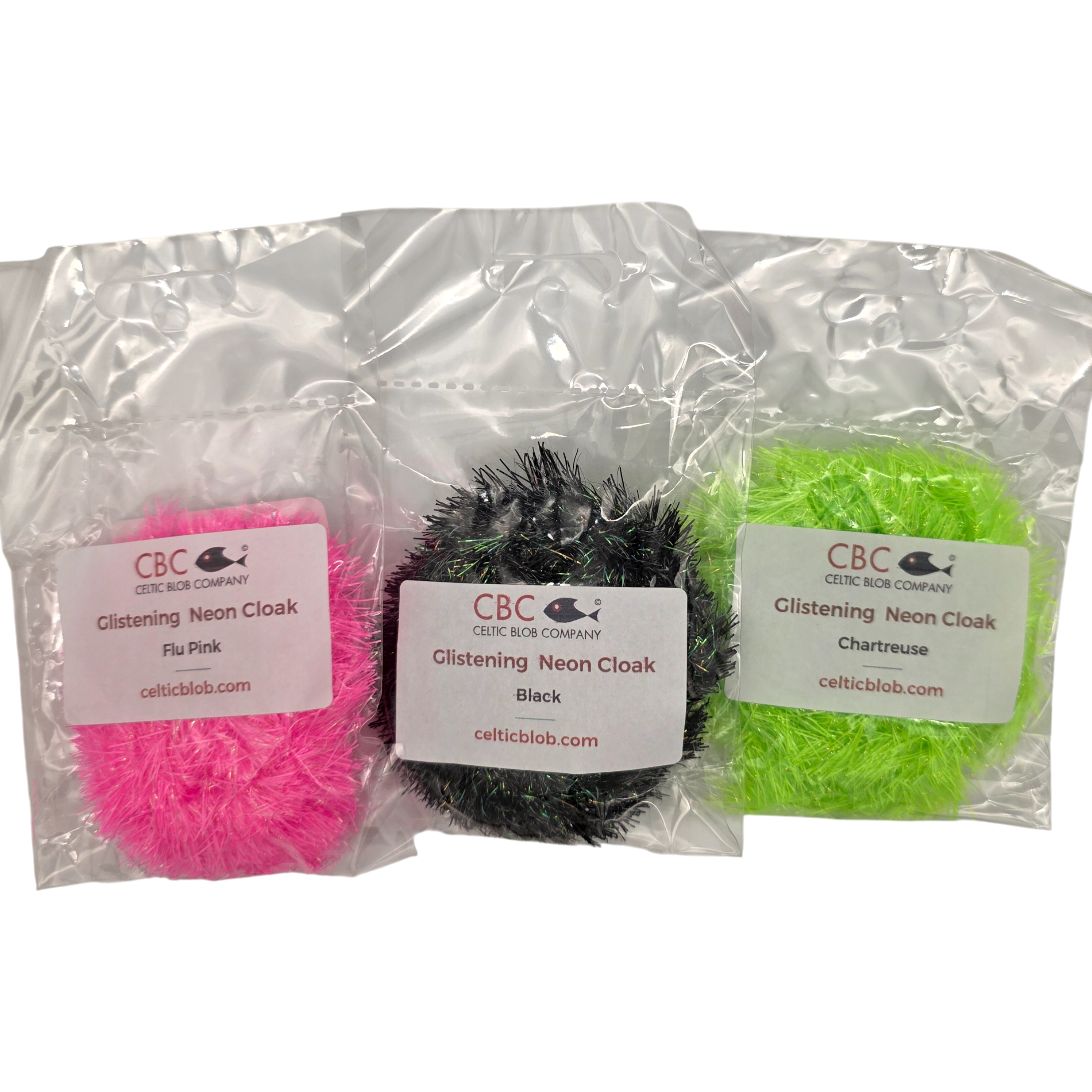 CBC | Glistening Neon Cloak – synthetic fly tying material