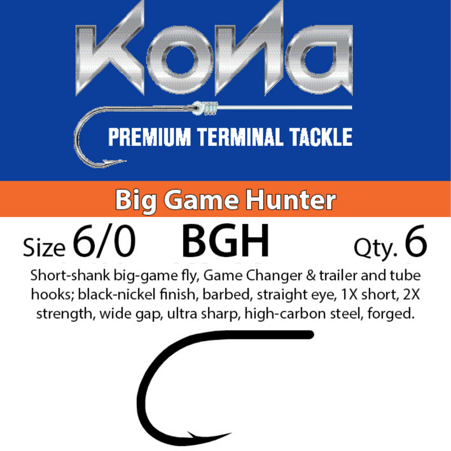 Kona BGH Big Game Hunter - Streamer Fishing Hook