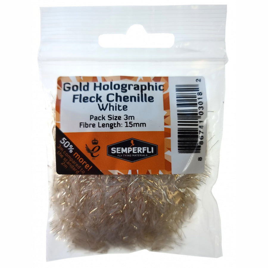 Gold Holographic Fleck Chenille | Semperfli | J Stockard