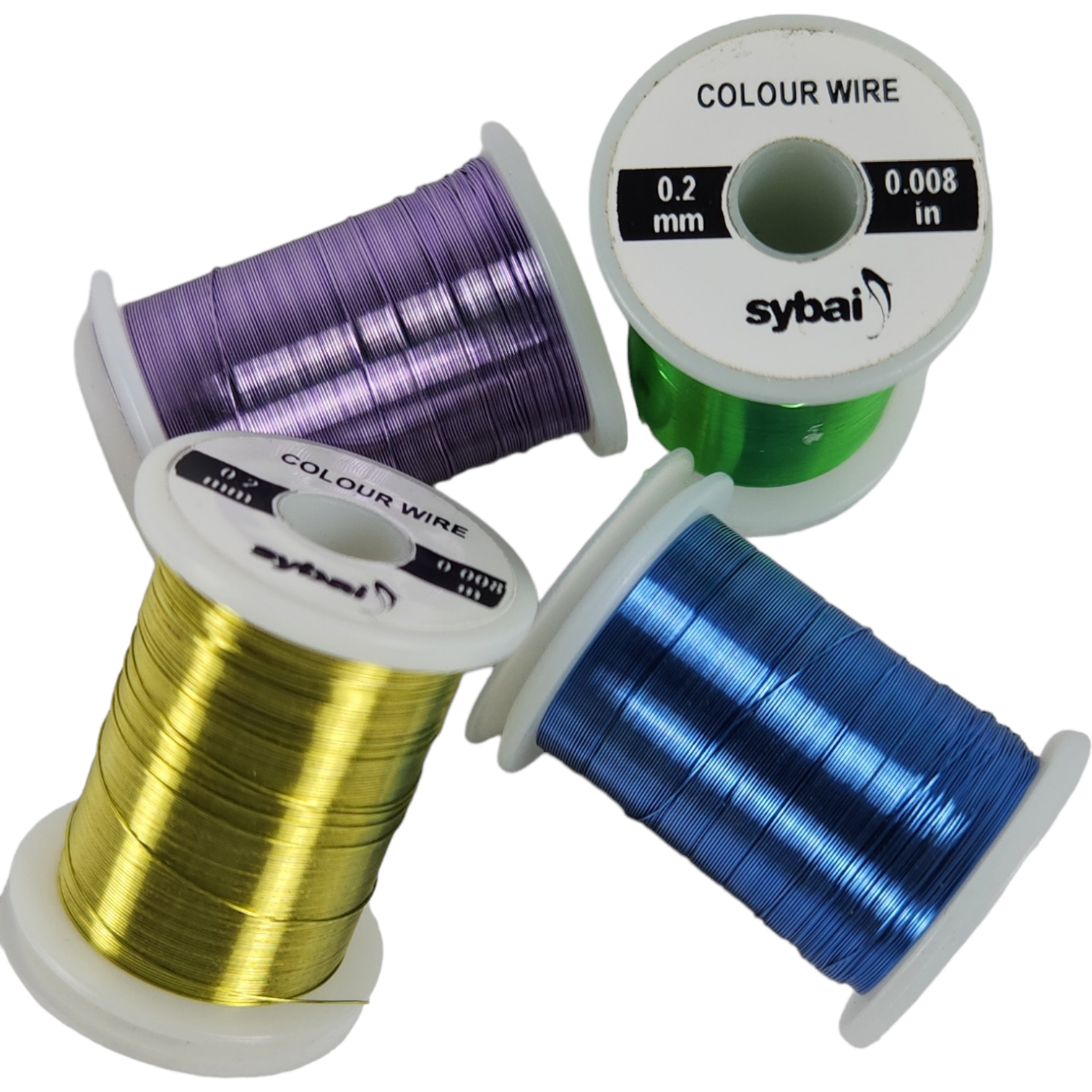 Round Wire - 0.2mm | Fly Tying Thread | Sybai | J Stockard