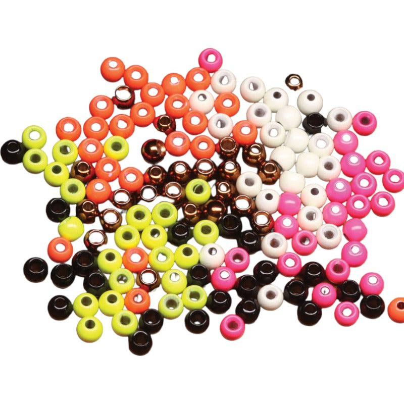 Dazzle Brass Beads for Fly Tying by Hareline at J Stockard