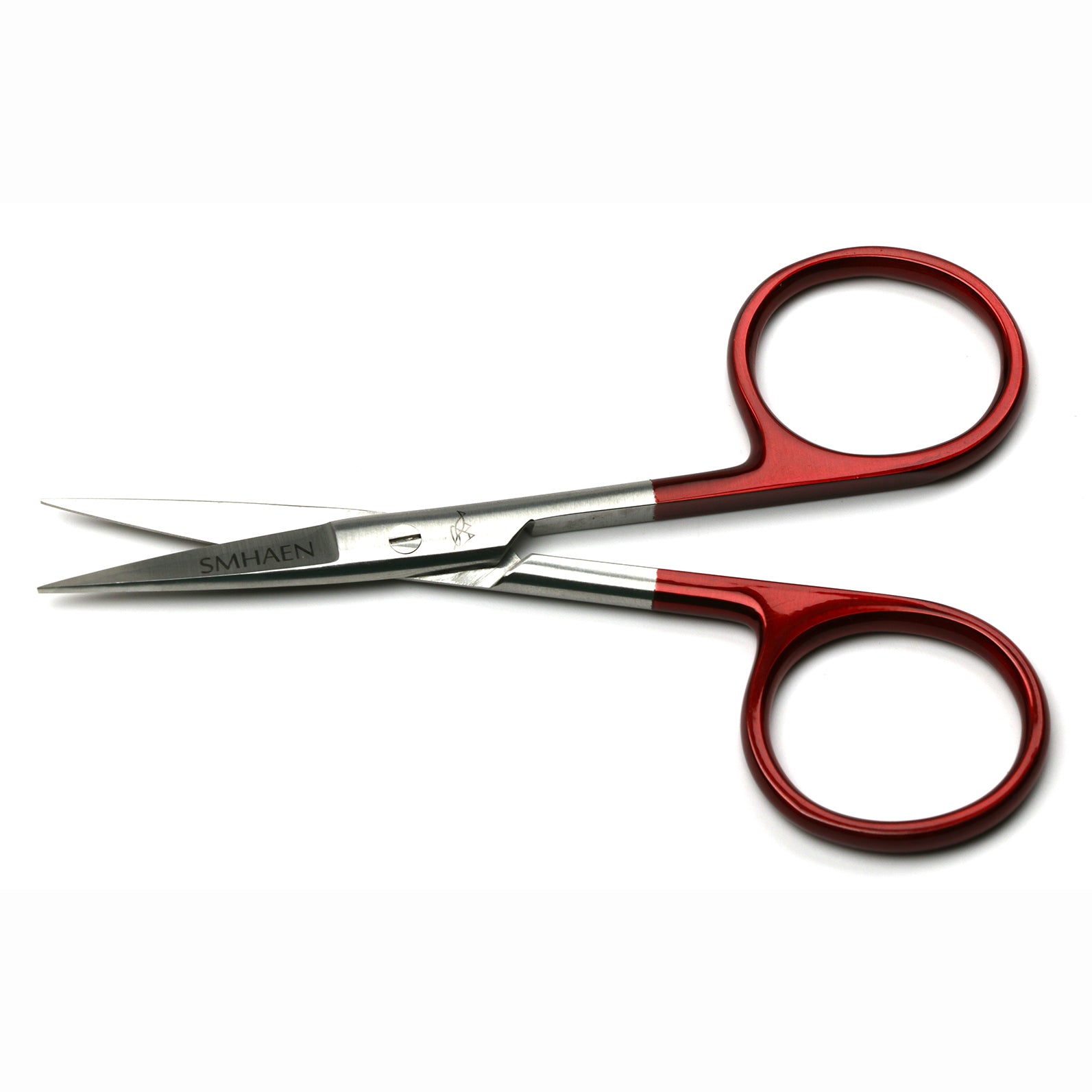 Tungsten Carbide Red Straight Scissors | Smhaen | J Stockard