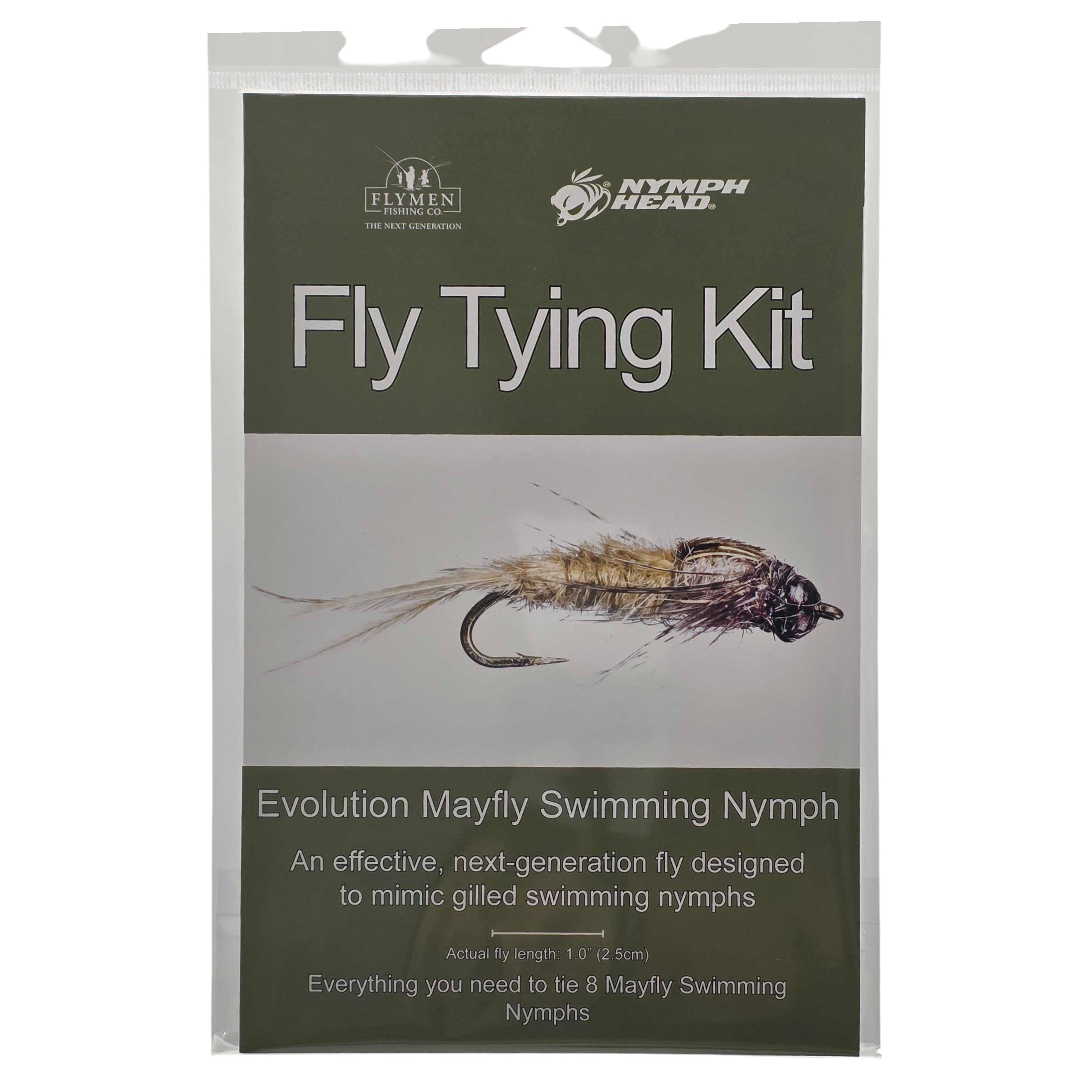 Fly Tying Kit - Nymph-Head Evolution Mayfly Swimmer