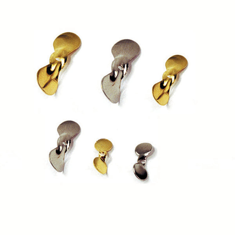 Gold and Nickel Fly-Tying Propeller Blades I JS Fly Fishing