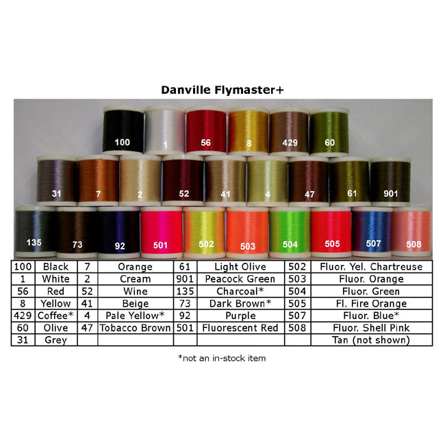 Danville Flymaster+ Thread for Fly Tying at J Stockard