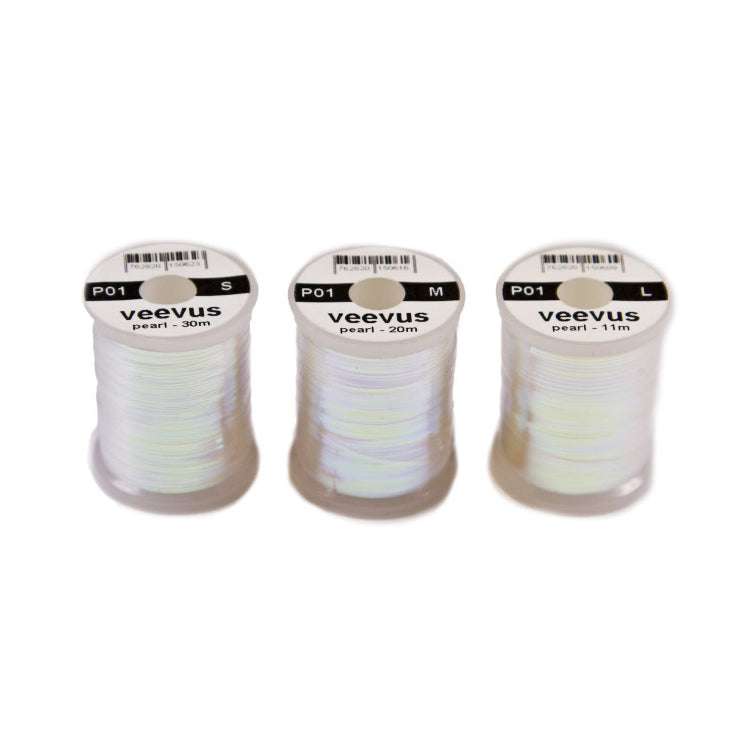 Pearl Tinsel | Fly Tying Thread | VEEVUS | J Stockard