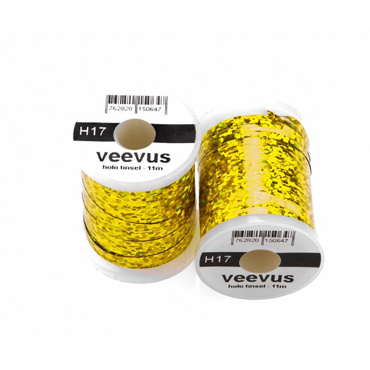 Holographic Tinsel Fly Tying Thread by VEEVUS at J Stockard